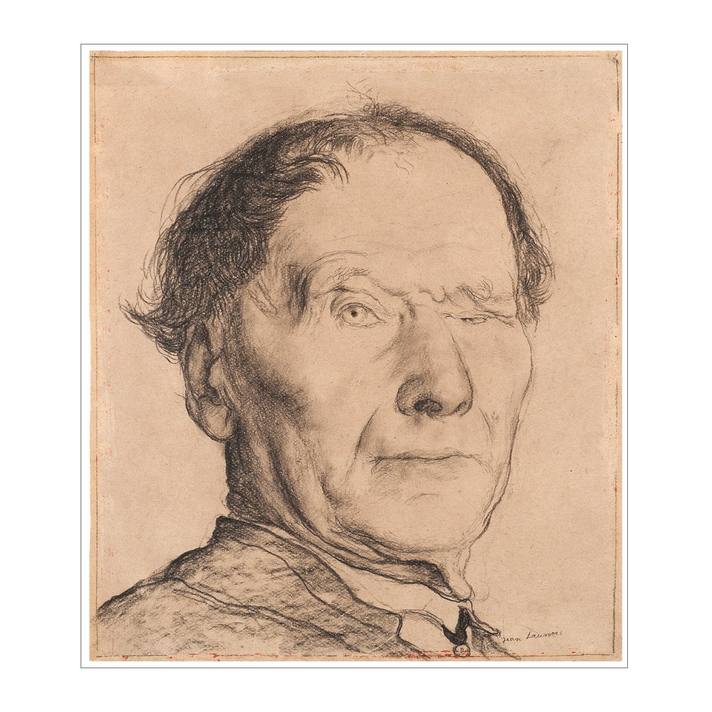 Portrait d’homme borgne par Jean Launois - Drawings-online